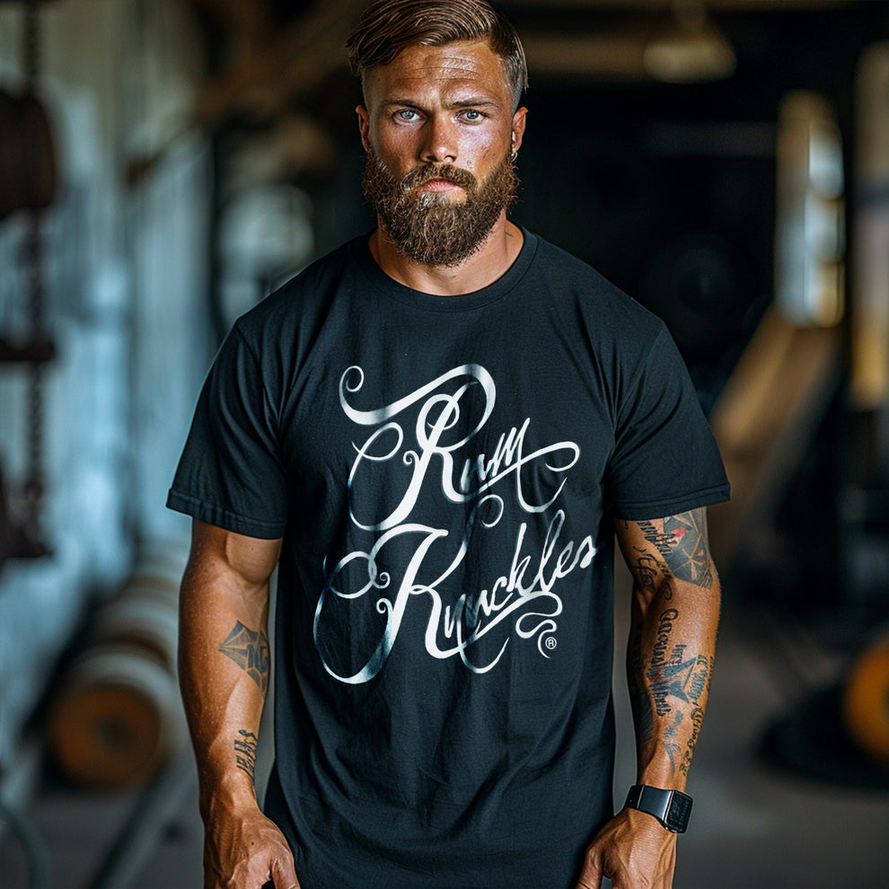 RK Script T-Shirt – Rum Knuckles London